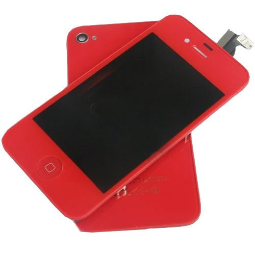 Full Conversion Kit for iPhone 4S Red - DiscoAzul.com